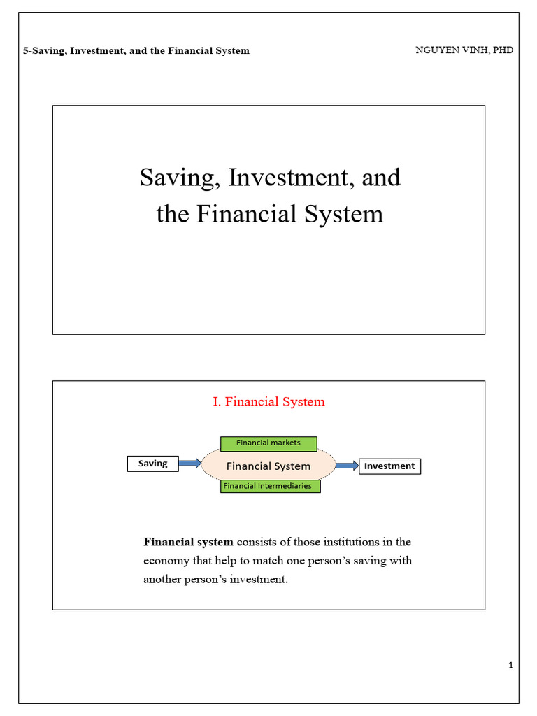 5-Saving-Investment and The Financial System-SV | PDF | Interest ...