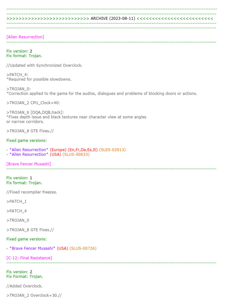 05 - Changelog | PDF | Texture Mapping | Video