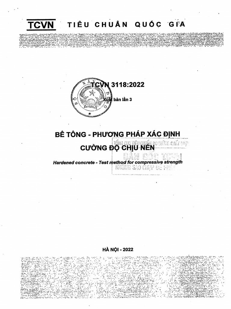 TCVN 3118 2022 | PDF