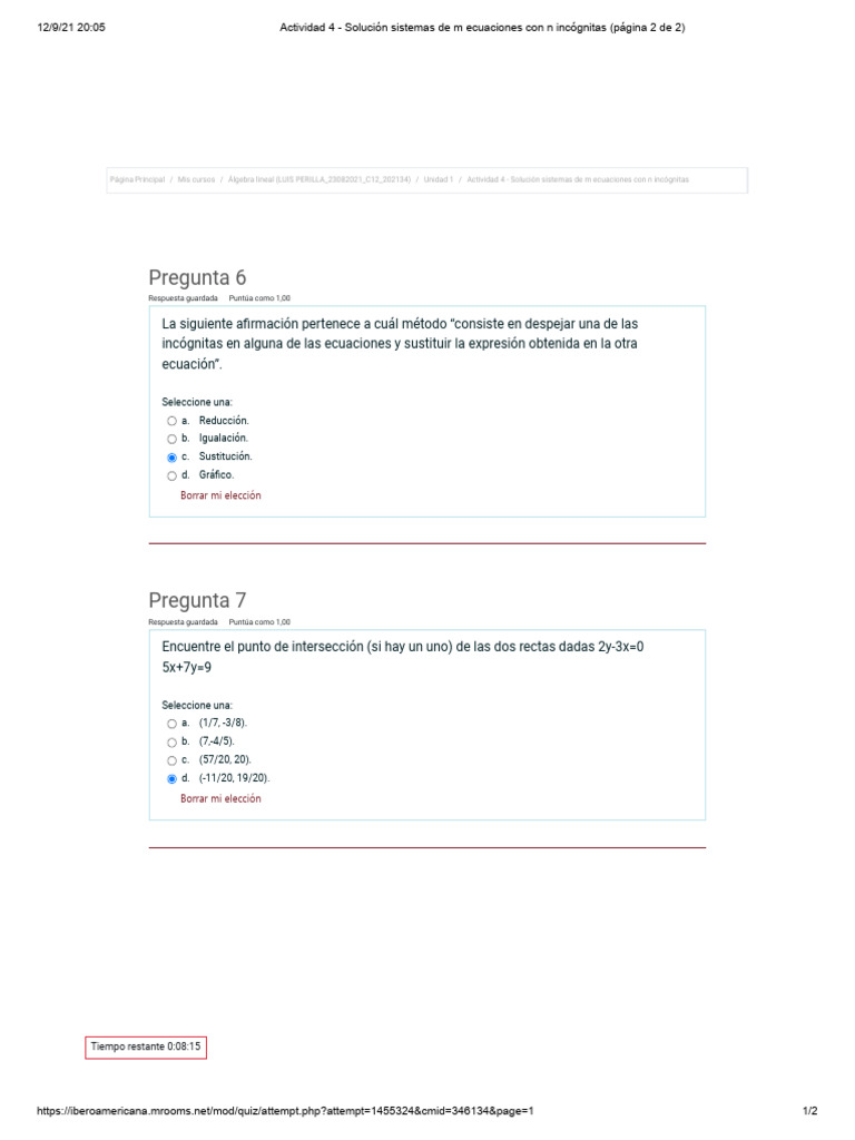 Actividad 4 - Solución Sistemas de M Ecuaciones Con N Incógnitas ...