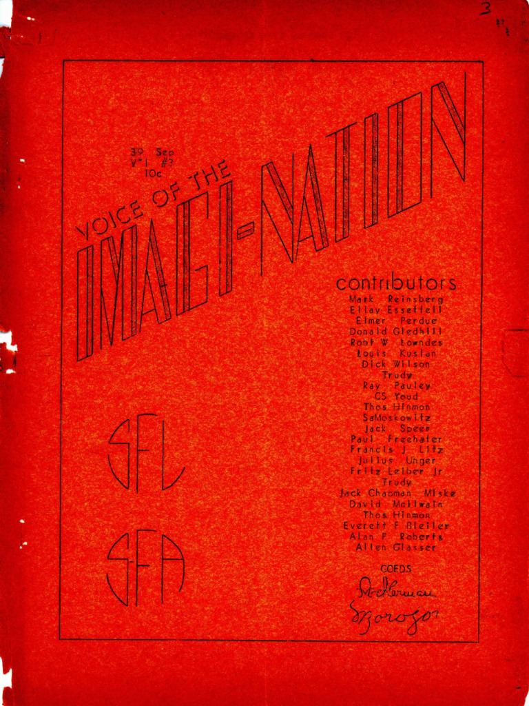 Voice of The Imagi Nation of The Imagi Nation 3 v1n3 Ackerman Morojo ...