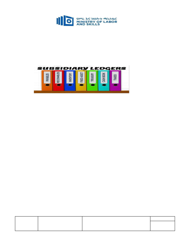 MO-04-Controling General and Subsider Ledger - 054248 | PDF | Debits ...