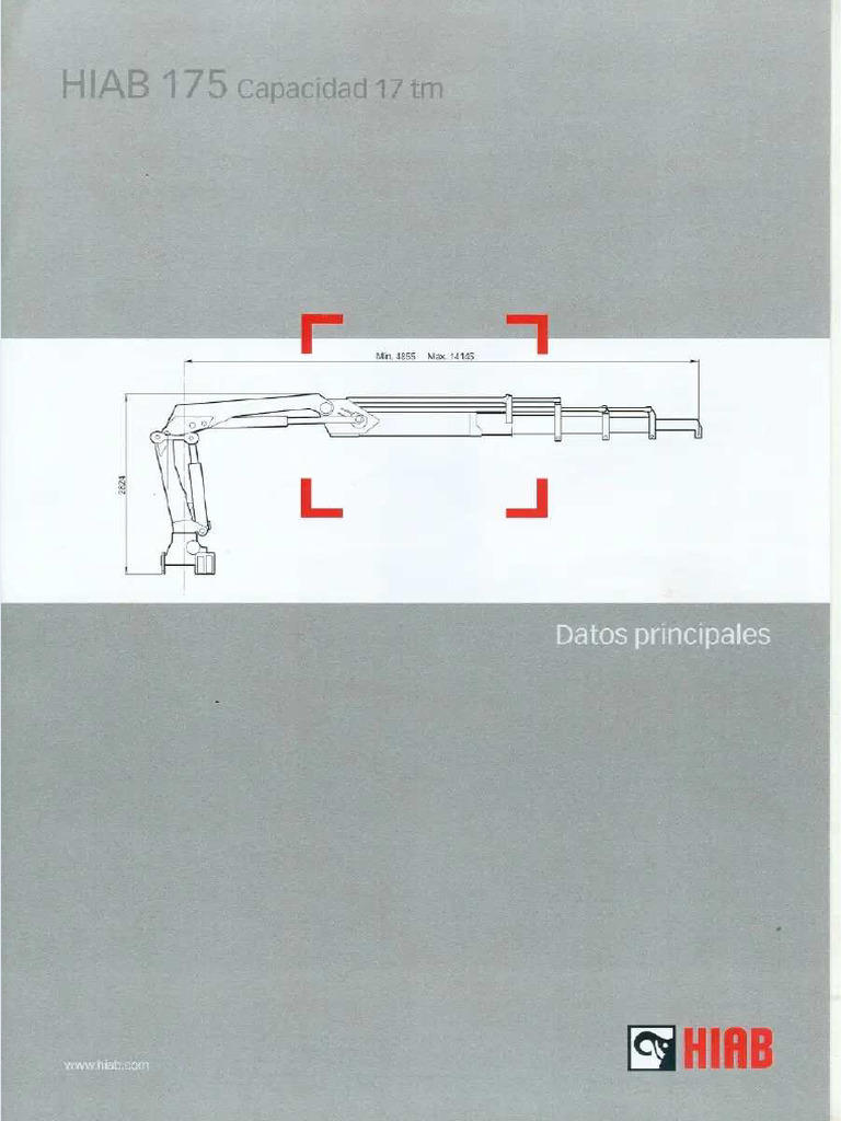 PDF Hiab 175 5 Ficha Tecnica Compress | PDF