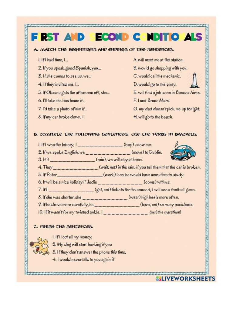 First and Second Conditional | PDF