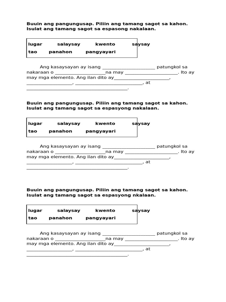 Makabansa Activity Sheet | PDF