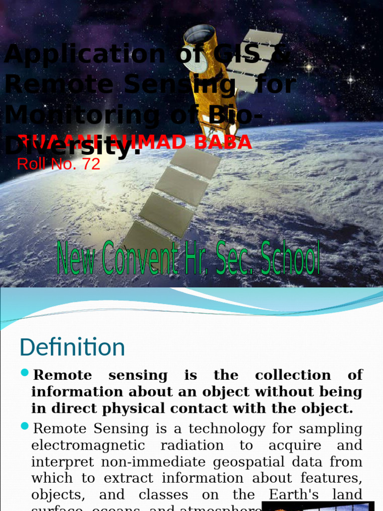 GIS & Remote Sensing for Biodiversity Monitoring | PDF | Geographic ...
