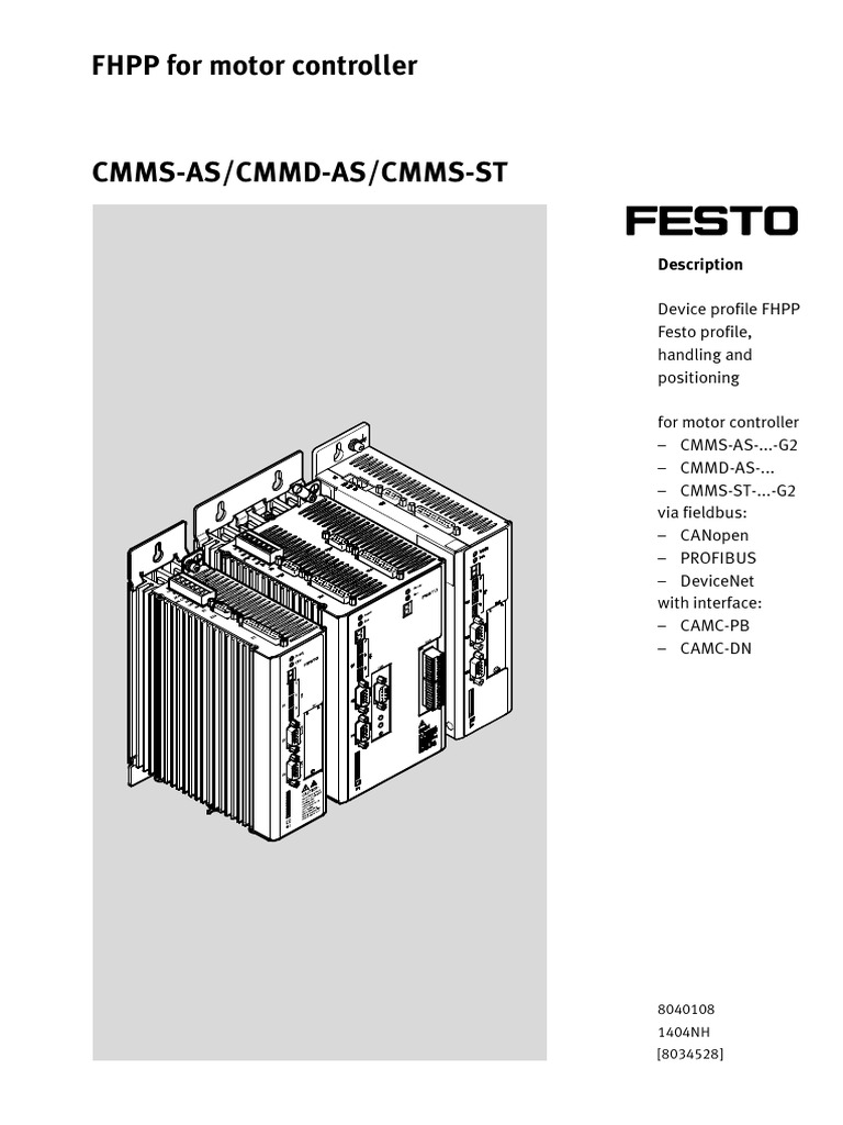 FHPP For Motor Controller Cmms-As/Cmmd-As/Cmms-St: Description | PDF ...