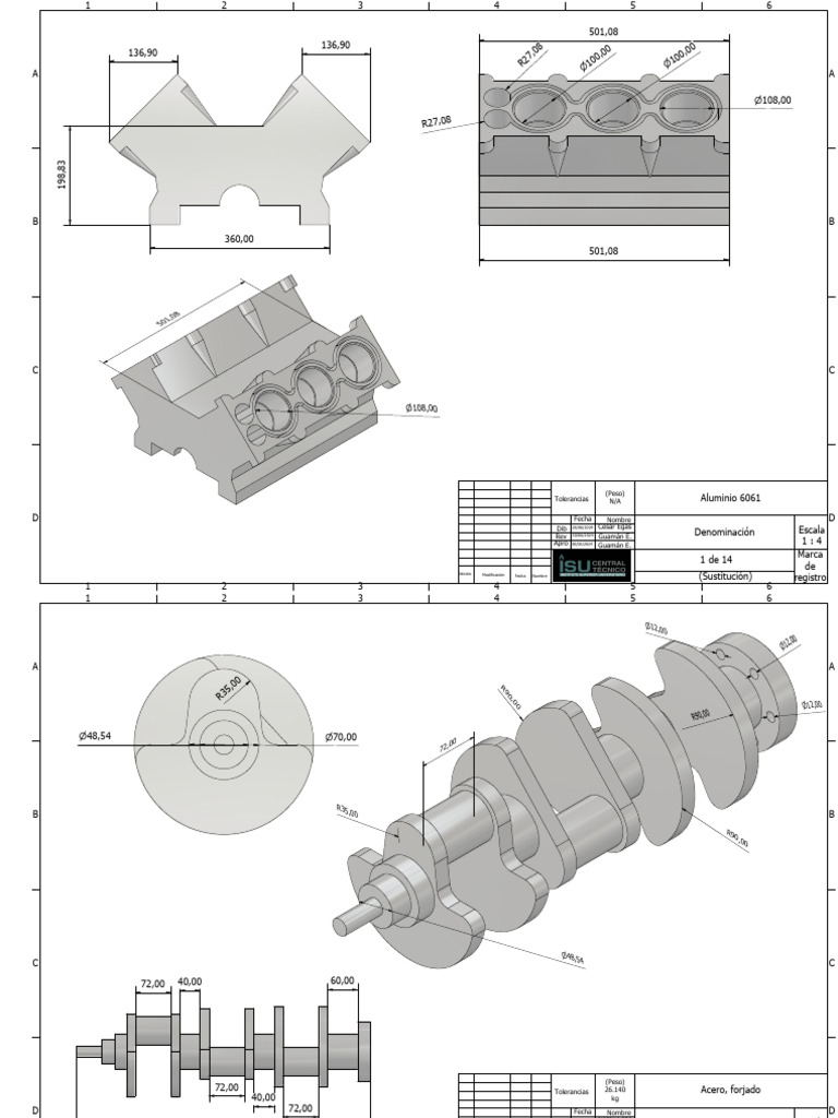 Motor V8t | PDF | Materiales de construcción | Ingeniería mecánica