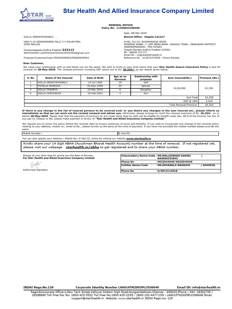 Renewal Notice | PDF | Personal Finance | Banking