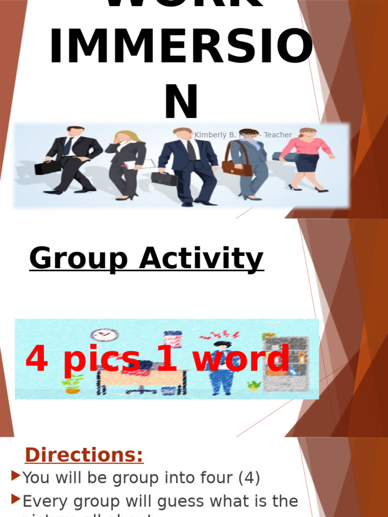 Work Immersion Work Ethics | PDF