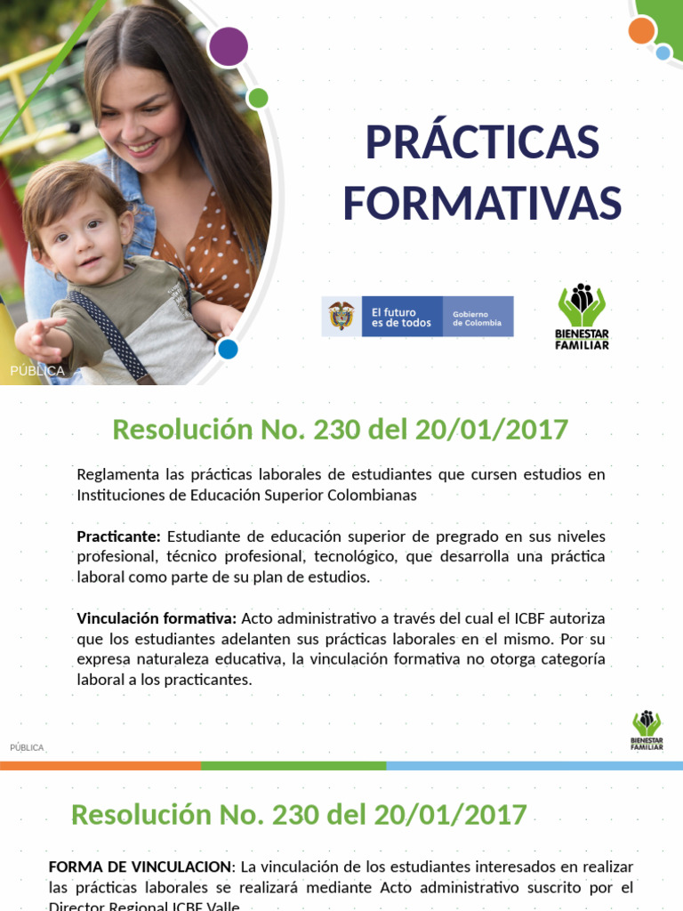 Practica Formativa ICBF | PDF