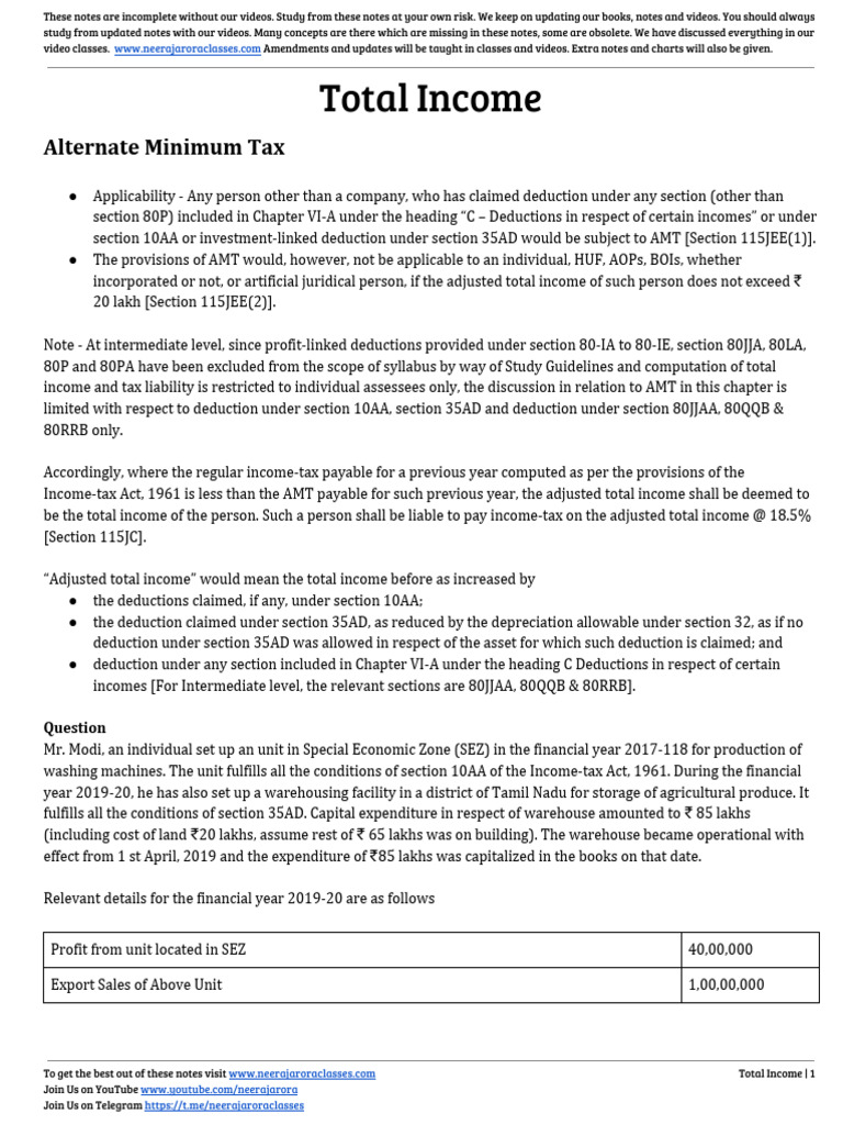 5e6f93180cf250b2702c8f95 Open Book | PDF | Alternative Minimum Tax ...