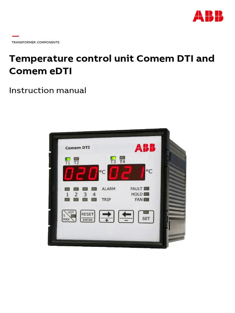 Ma ABB Comem DTI EN-12-04-2019 | PDF | Relay | Transformer