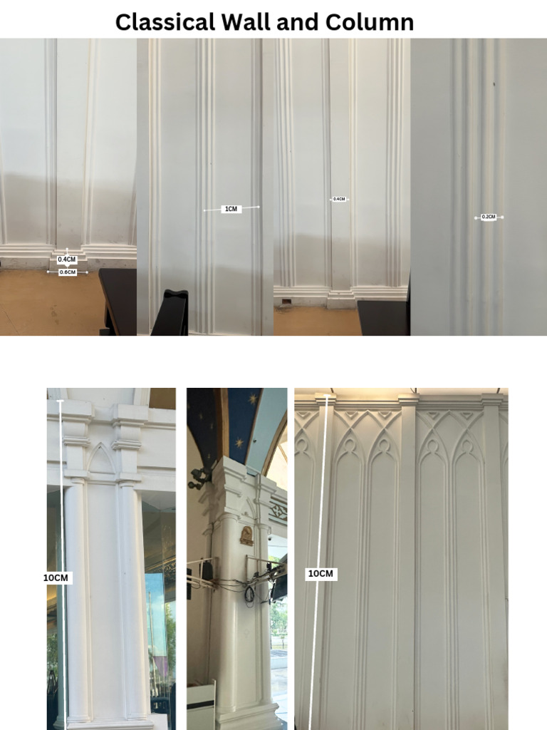 Column and Wall Measurements | PDF