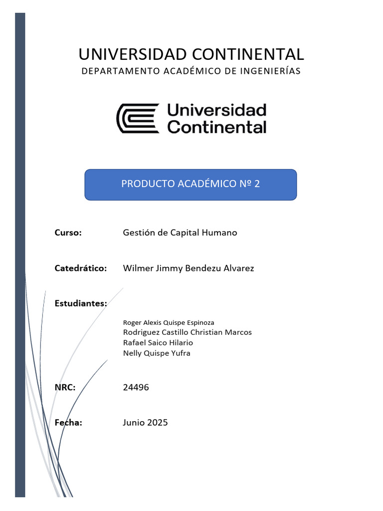 PA02 | PDF | Gestión de recursos humanos | Planificación