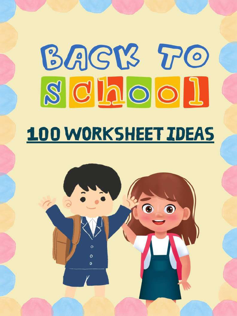 100 Back To School Activities | PDF