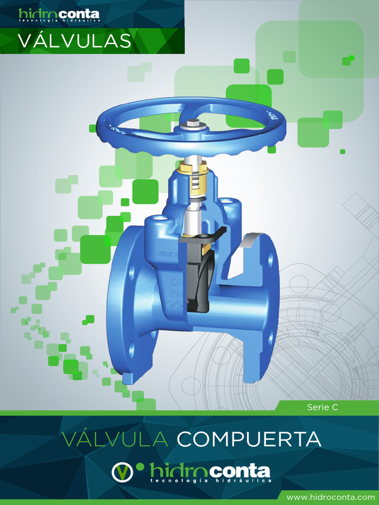 05 Valvula Manual Hidroconta - Compuerta OK | PDF | Ingeniería mecánica | Materiales de construcción