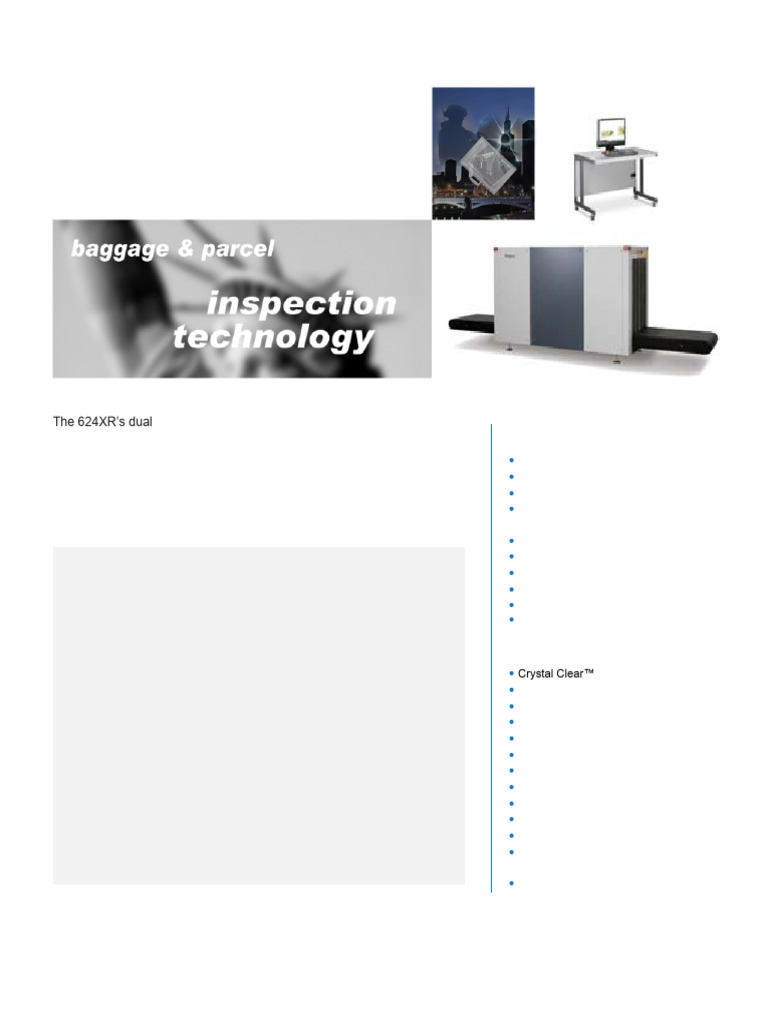LS Rapiscan 624XR X Ray Screening | PDF | X Ray
