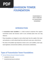 Transmission Line Tower Foundation Guide | PDF | Foundation ...