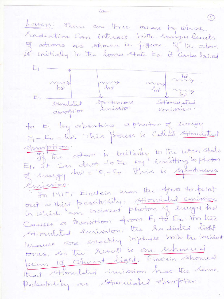 Laser Notes for Pakistan | PDF