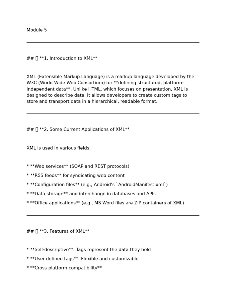 13_48_11_4_05_2025_module 5 | PDF | Xml | Html Element