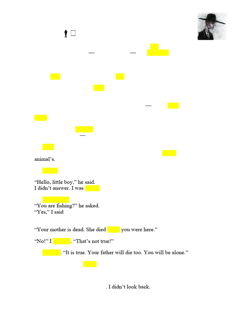 The Man in The Black Suit | PDF