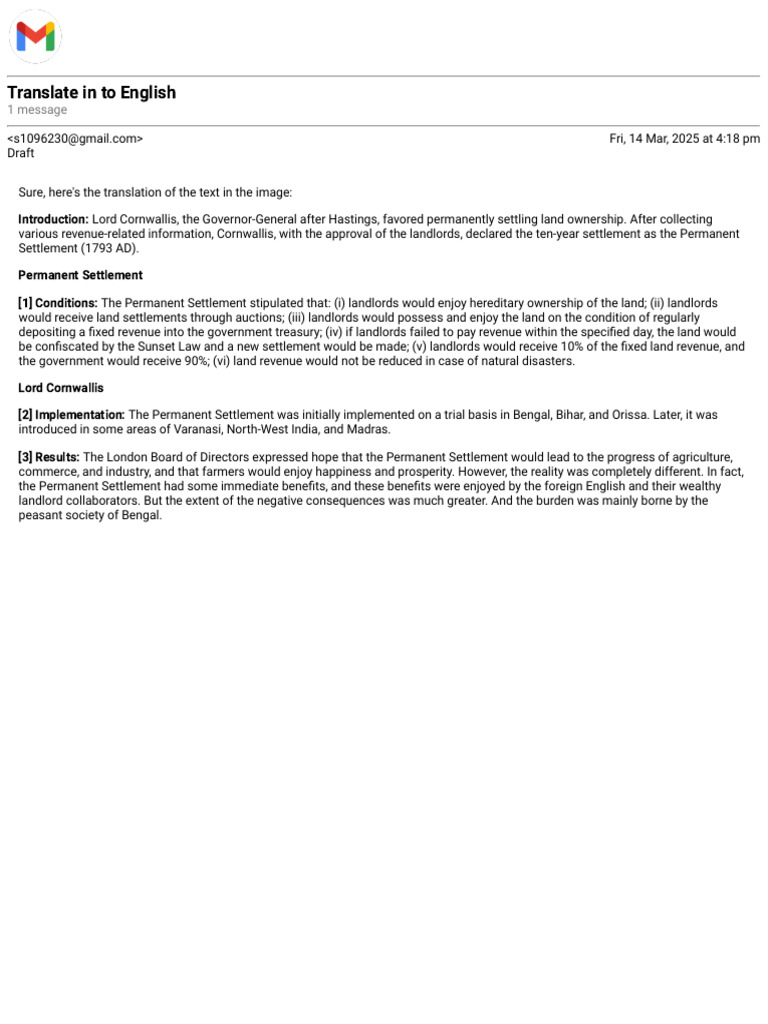 Gmail - Translate in To English | PDF