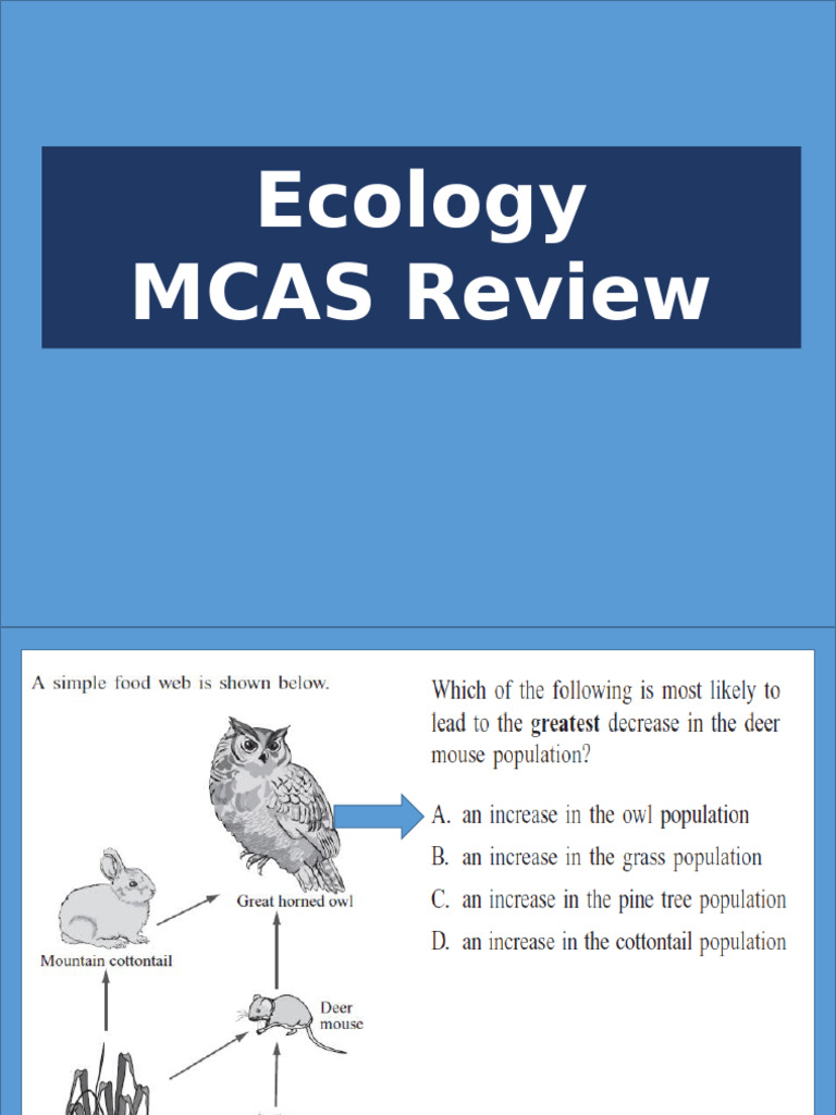 Ecology MCAS Review | PDF