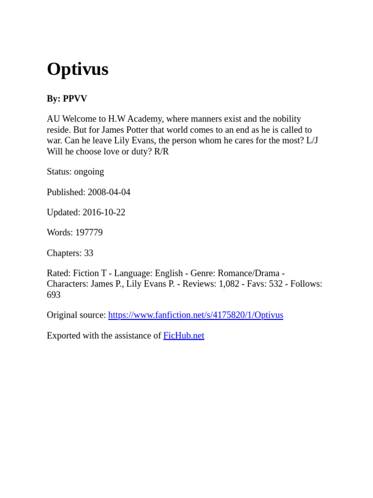 Optivus by PPVV-Vhjmq9eb | PDF