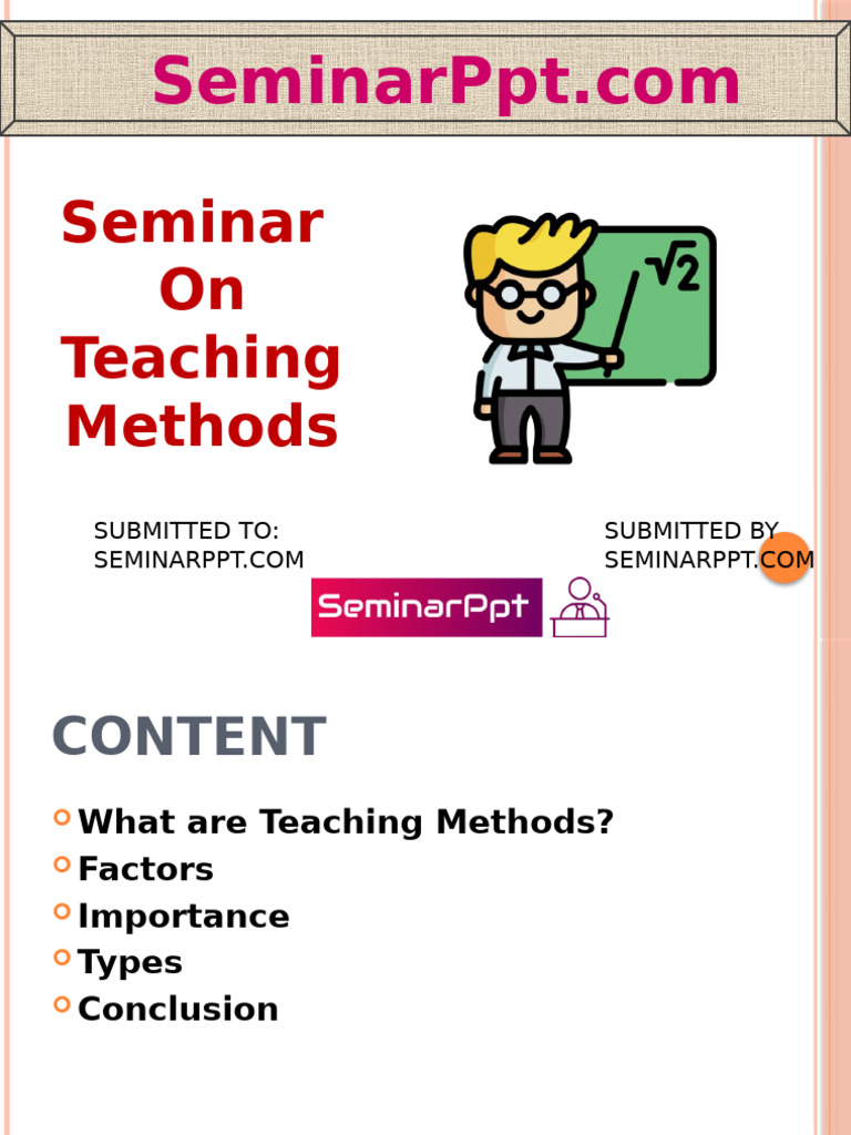 Teaching Methods | PDF | Teaching Method | Teachers