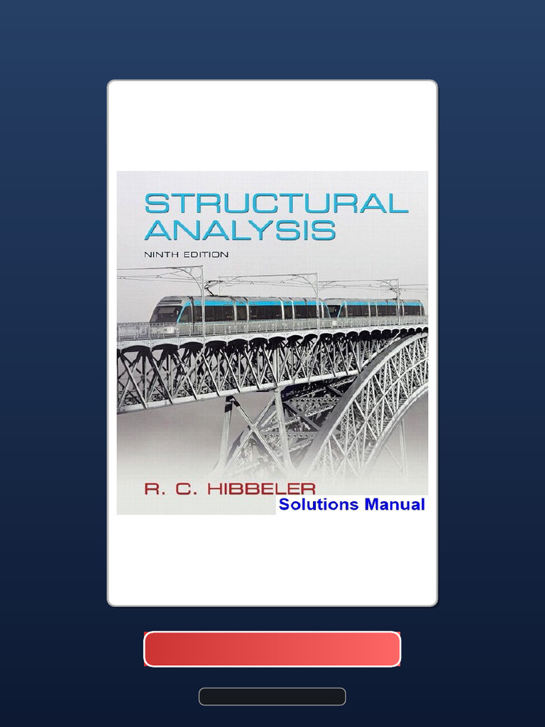 Get Test Bank For Structural Analysis 9th Edition Hibbeler PDF Download ...