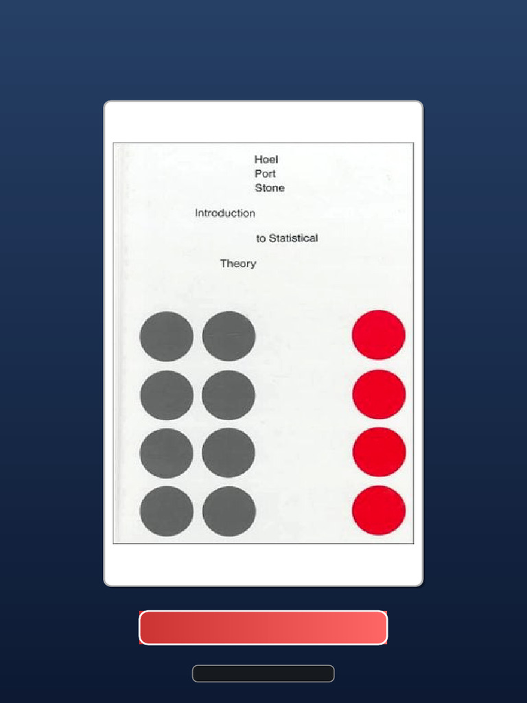 Full Chapter of Introduction to Statistical Theory eBook and TestBank ...