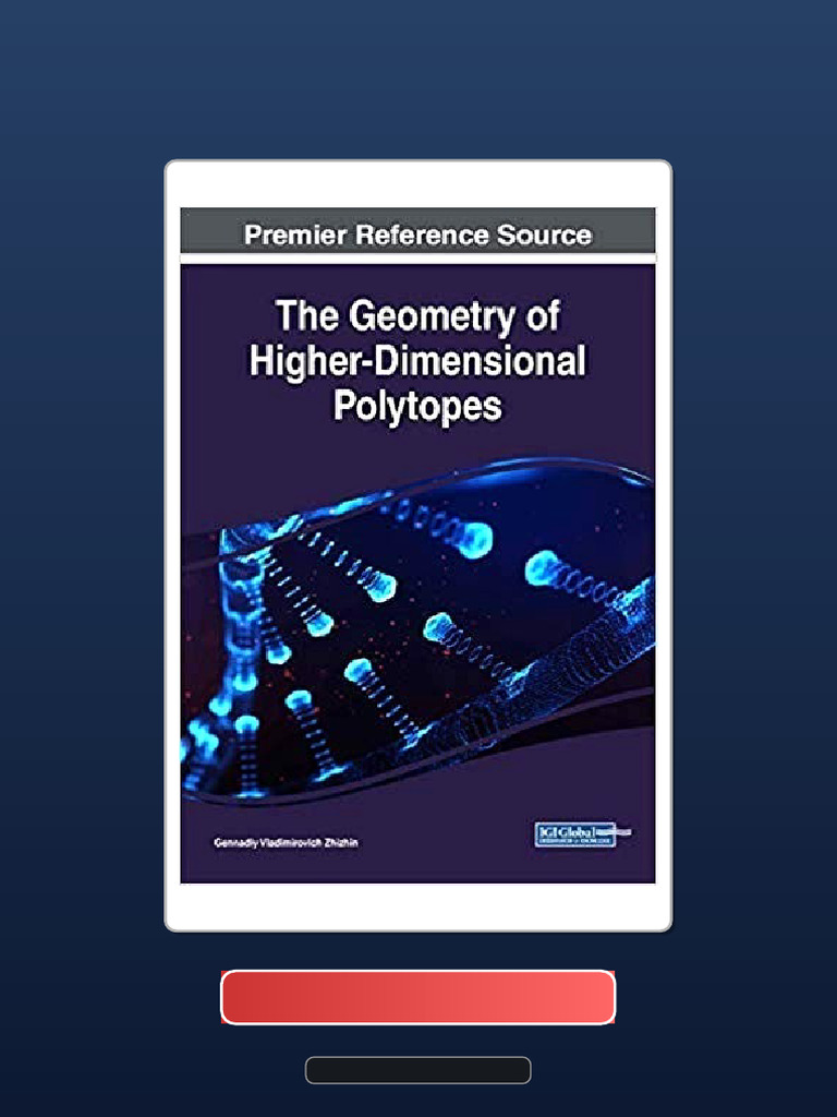 Full Chapter of The Geometry of HigherDimensional Polytopes Ebook and ...