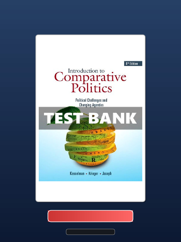 Introduction To Comparative Politics Political Challenges and Changing ...