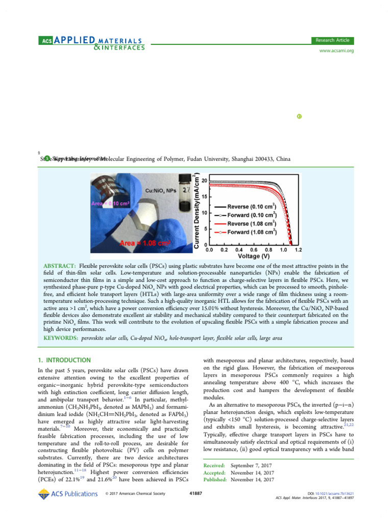 İlk Sayfa Room Temperature and Solution Processable Cu Doped Nickel ...