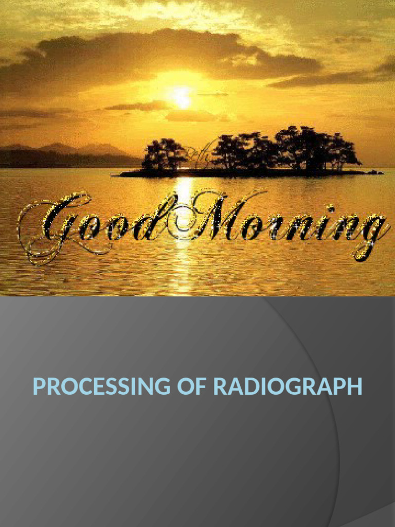 Radiographic Film Processing Guide | PDF | Chemical Substances | Chemistry