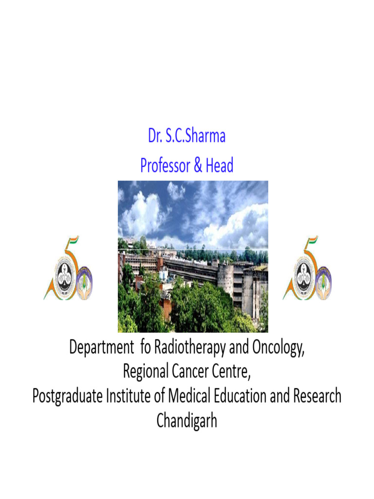 4 General Principles Dr. S C Sharma | PDF | Radiation Therapy | Gamma Ray