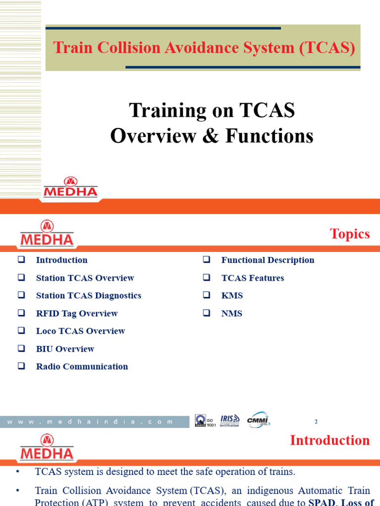 Medha TCAS Presentation For Loco Pilots | PDF | Electrical Engineering | Electronics