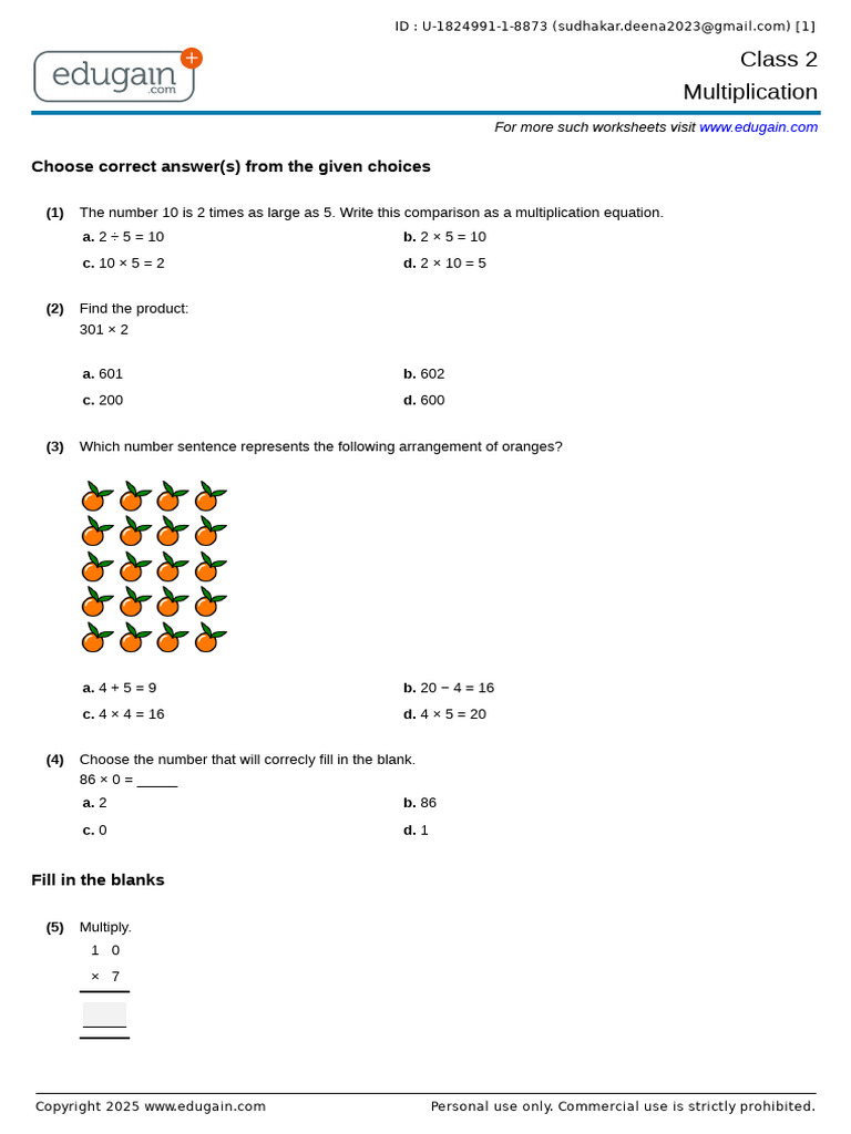 Grade2 1824991 1 8873.q | PDF | Mathematics