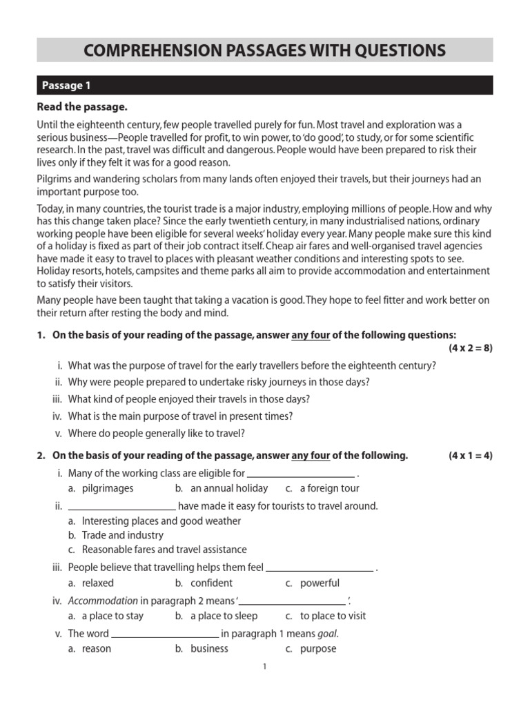 g7 Eng Comprehension Passages | PDF | Dinosaurs | Eye