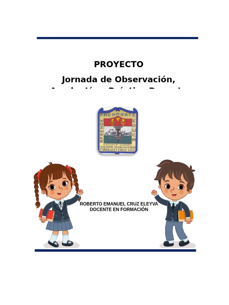 PROYECTO de Observacion | PDF | Enseñando | Evaluación