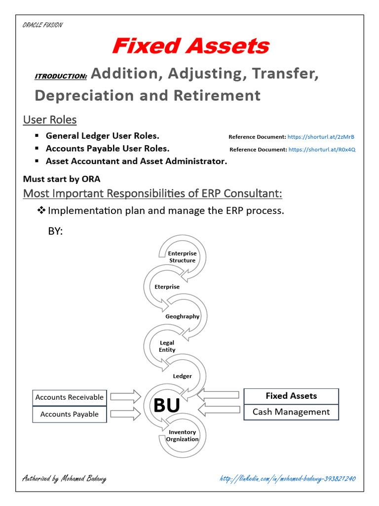 Fixed Assets - Oracle Financial Fusion | PDF | Accounts Payable ...
