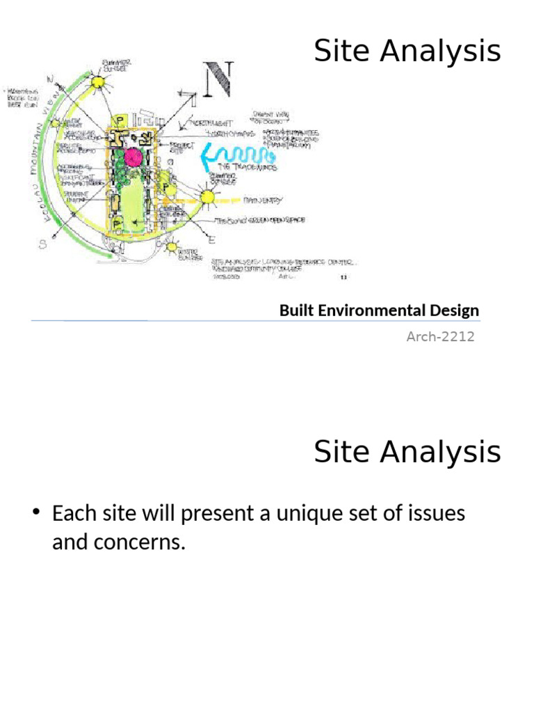 Site Analysis | PDF