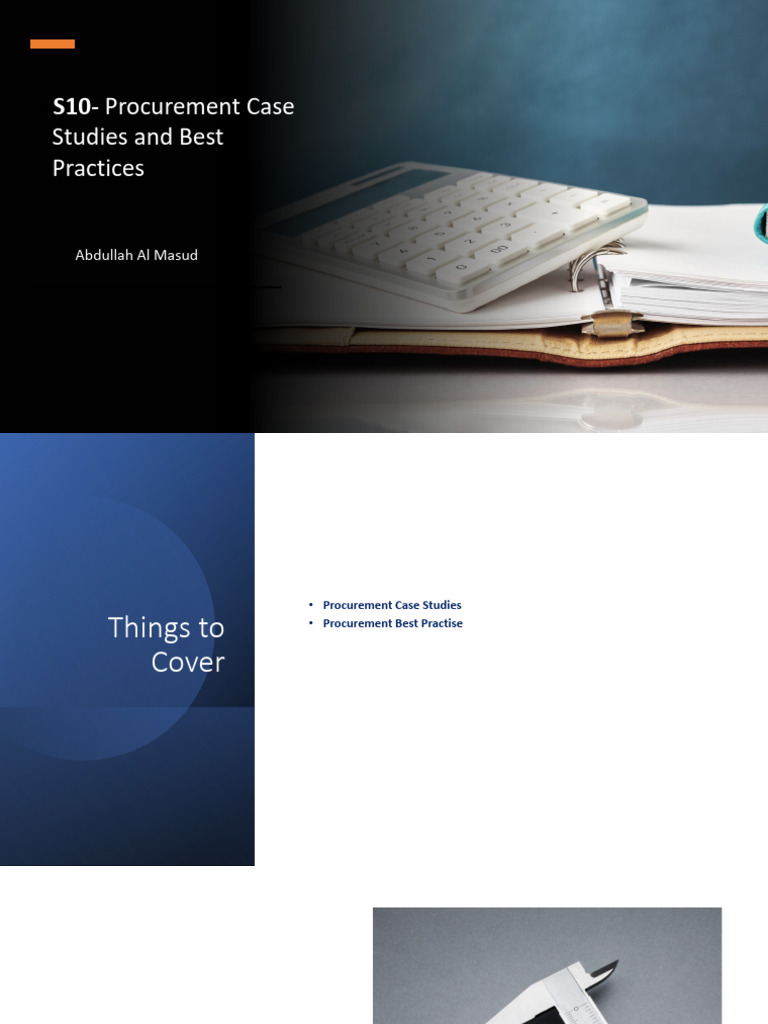 Procurement Case Studies and Insights | PDF | Supply Chain | Procurement