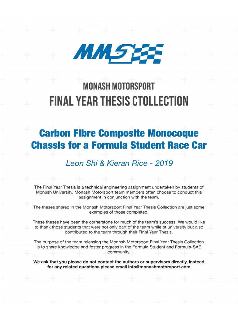 MMS+Final+Year+Thesis+Collection+ +++Carbon+Fibre+Composite+Monocoque ...