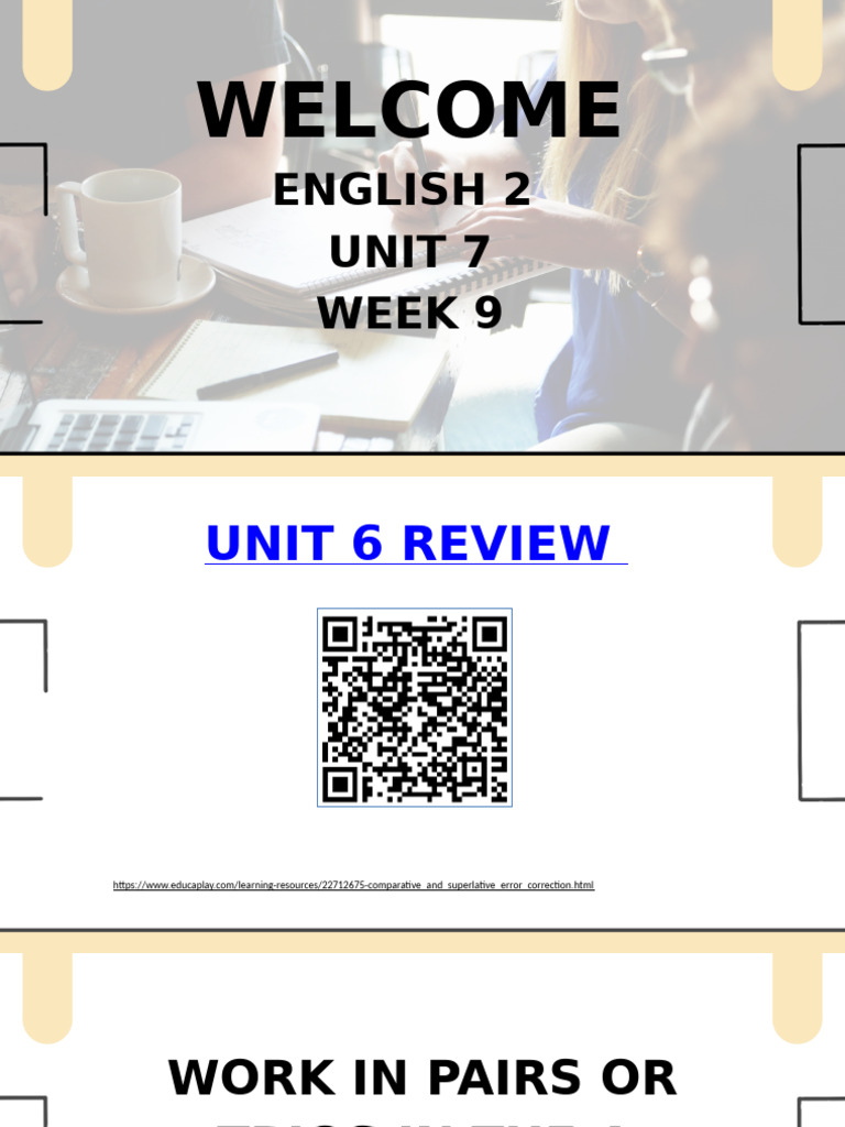 English 2 Unit 7 Week 9 Activities | PDF | Vocabulary | Vortices