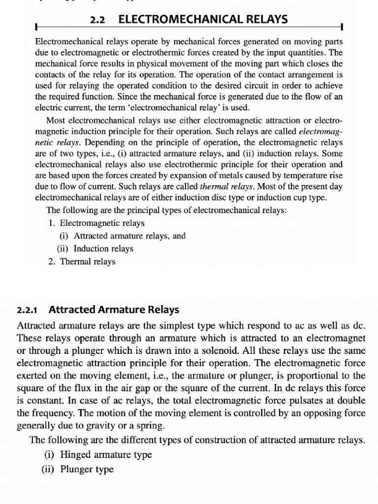 Electromechanical Relays | PDF
