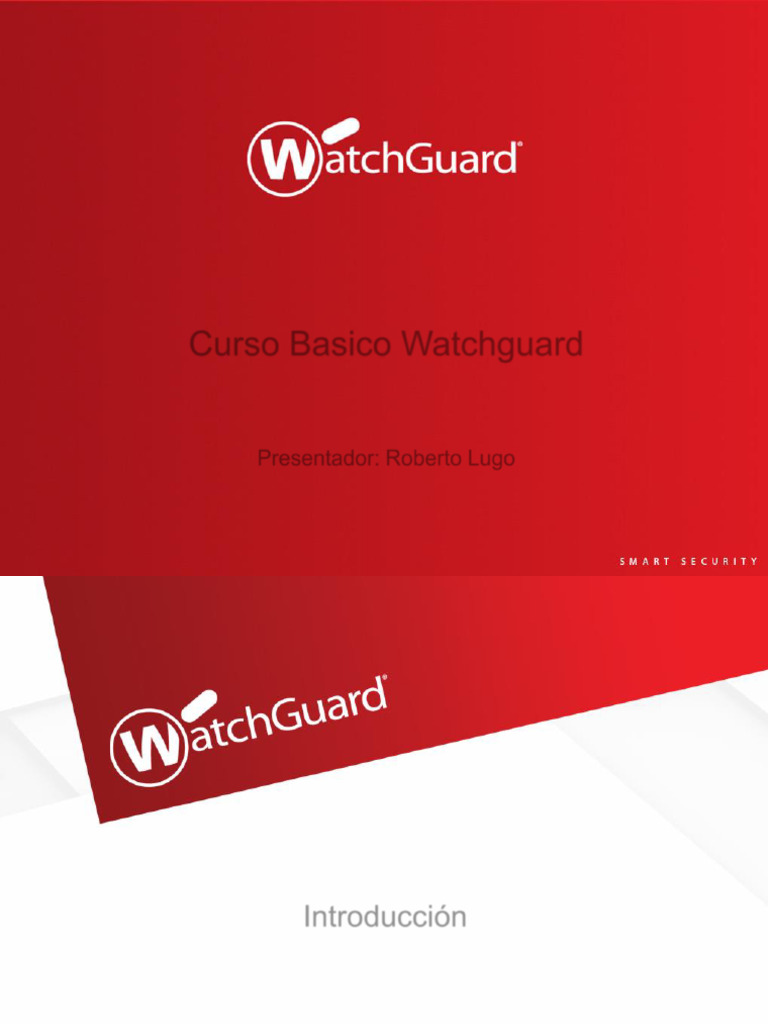Curso Basico Watchguard | PDF | Servidor proxy | Dirección IP