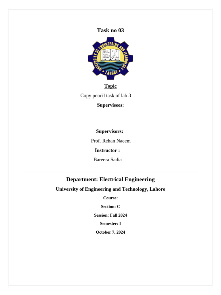 Lab3 2024 EE13 Cptasksssssssssss | PDF
