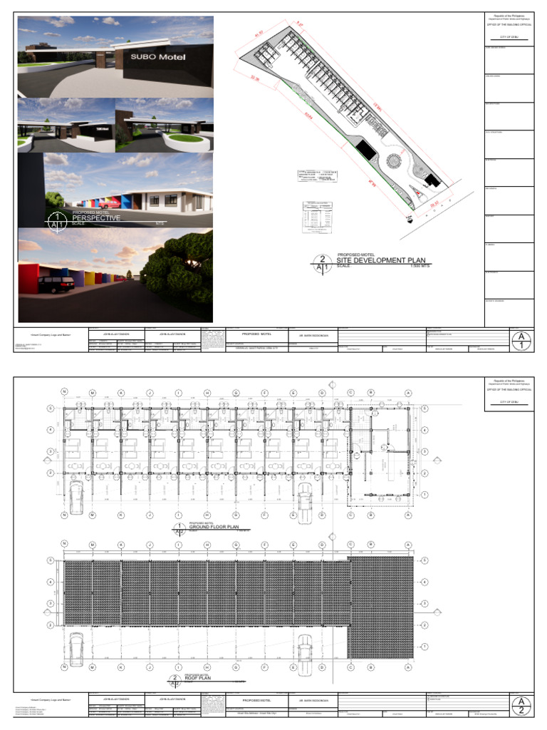 Proposed Motel Development Plans | PDF